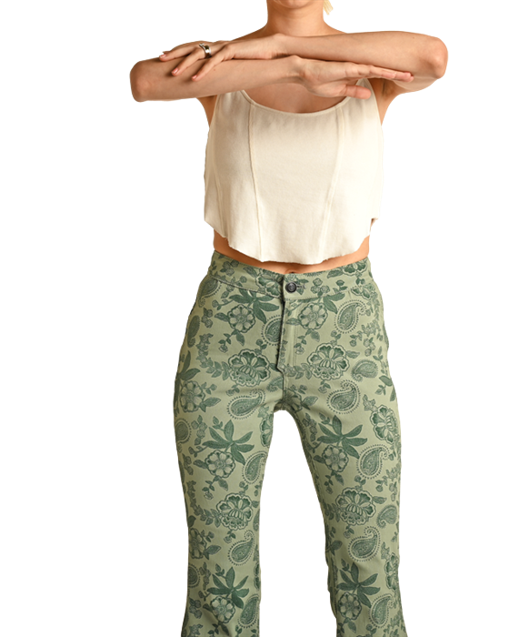 Final Sale Jade Paisley Reversible Bell – Wiseman’s Western