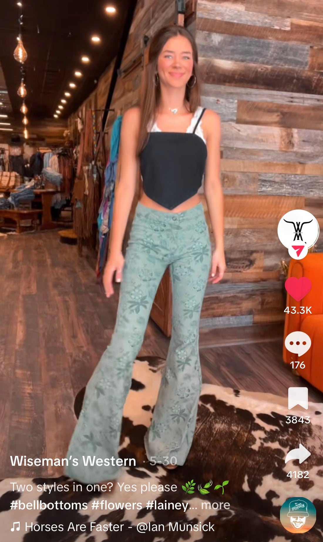 Final Sale Jade Paisley Reversible Bell – Wiseman’s Western